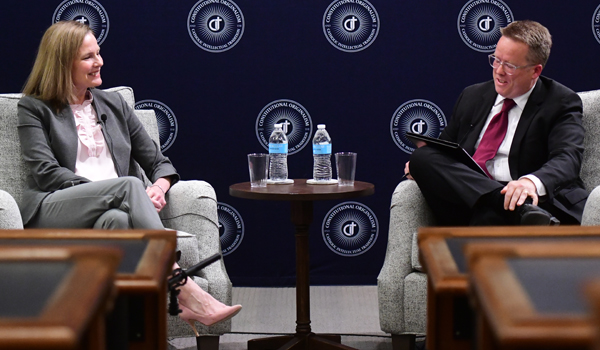 U.S. Supreme Court Justice Amy Coney Barrett Visits Catholic Law | CUA