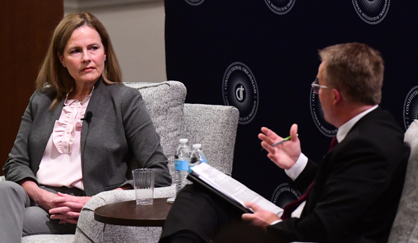 U.S. Supreme Court Justice Amy Coney Barrett Visits Catholic Law | CUA